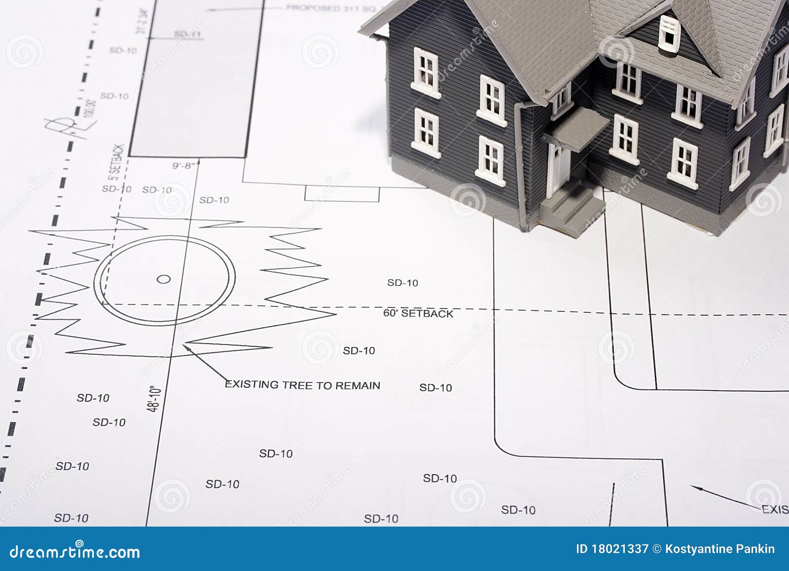House Construction stock image. Image of drawing, drafting - 18021337