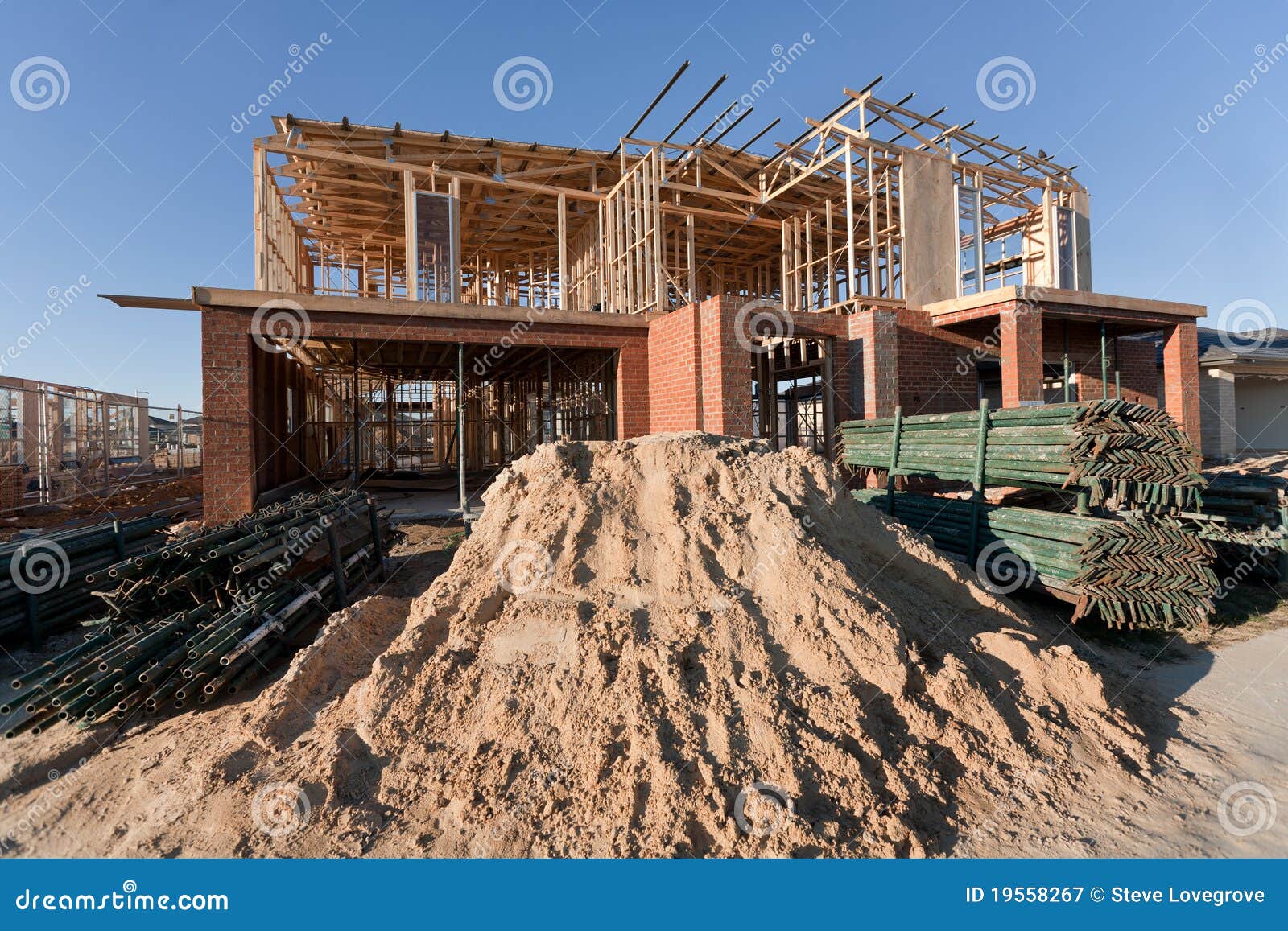 House Construction stock image. Image of residential - 19558267