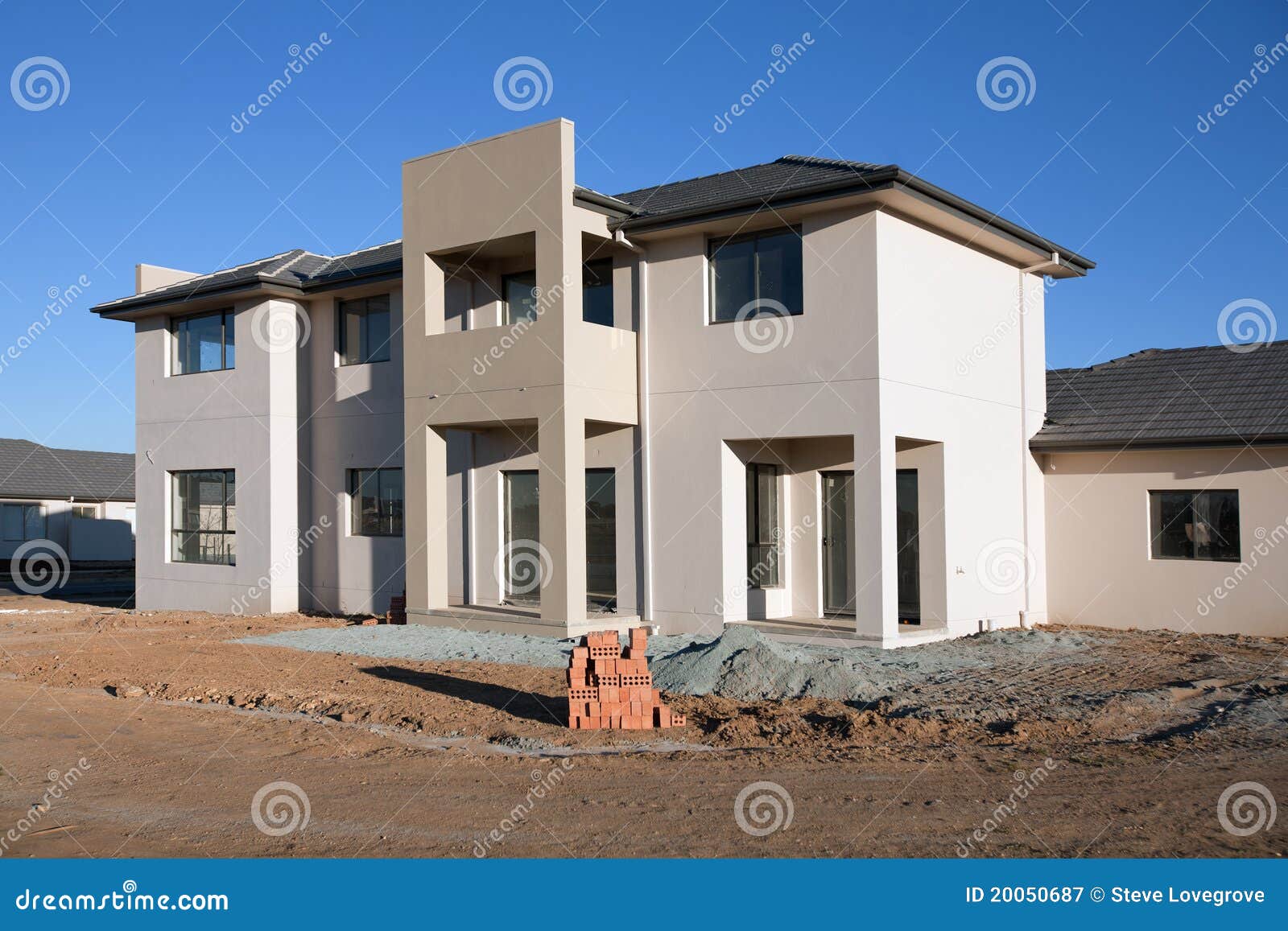 House Construction stock image. Image of worksite, frame - 20050687