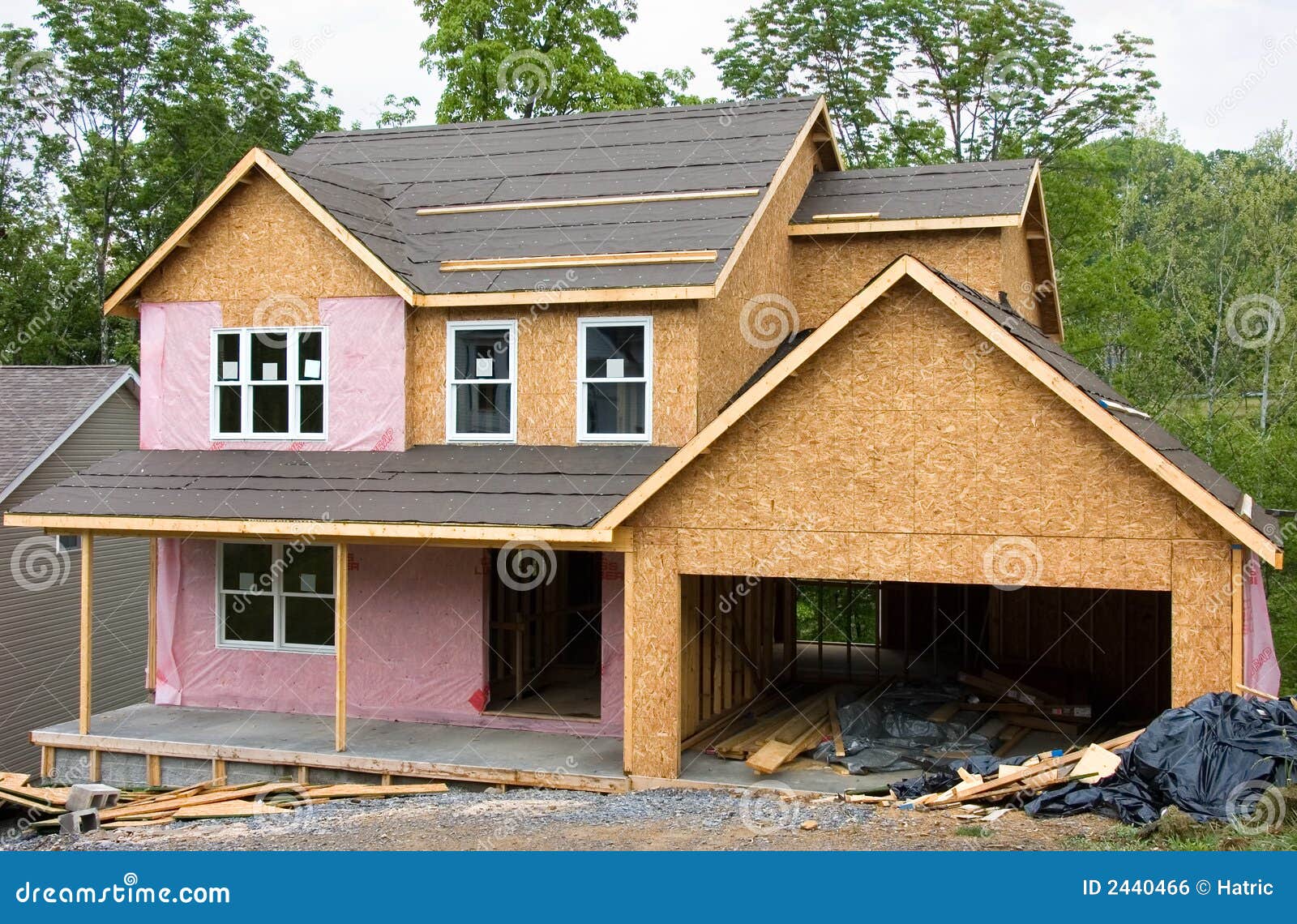 House construction stock photo. Image of construction - 2440466