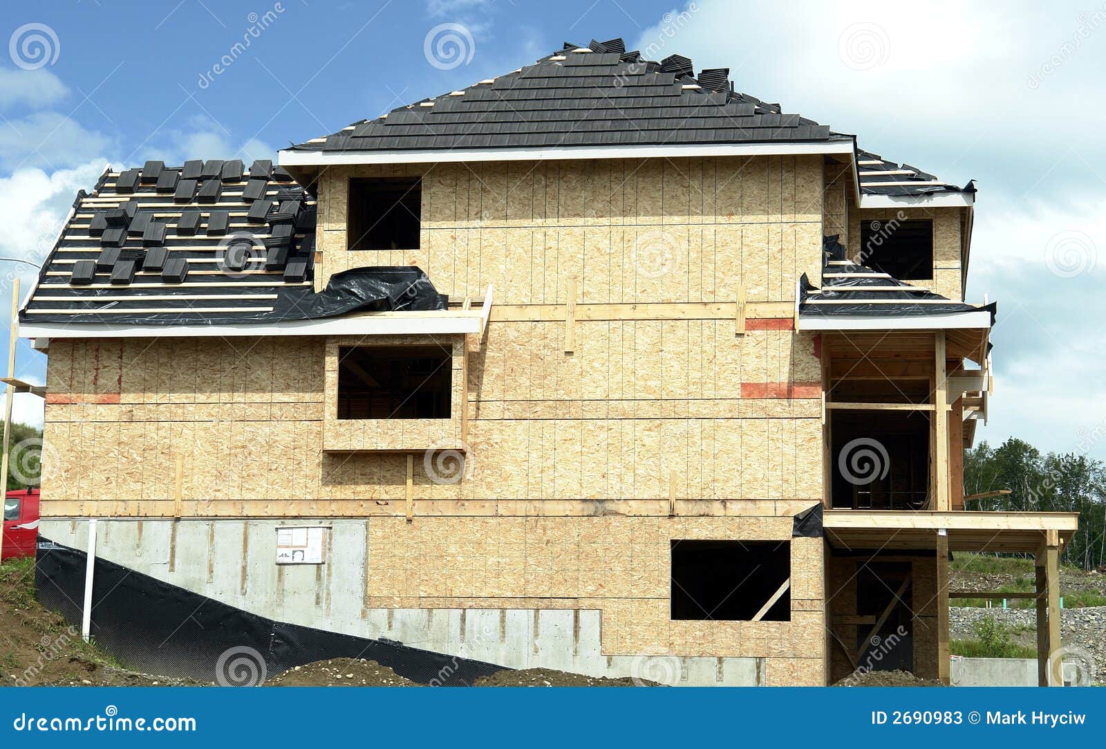House Construction stock image. Image of real, house, elevation - 2690983