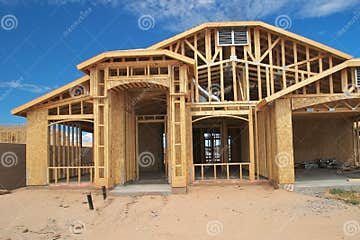 House construction. stock image. Image of subdivision - 4915975