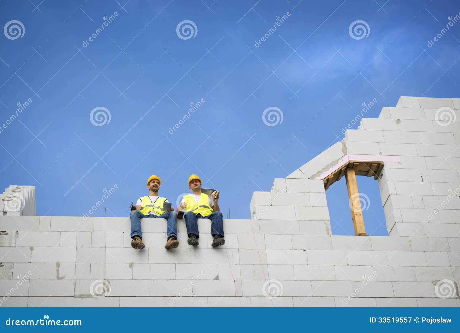 House construction stock image. Image of craftsman, builder - 33519557