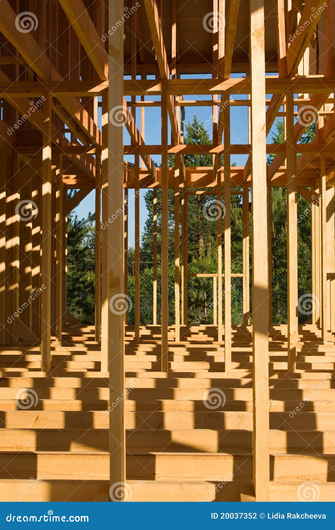House construction frame stock photo. Image of material - 20037352