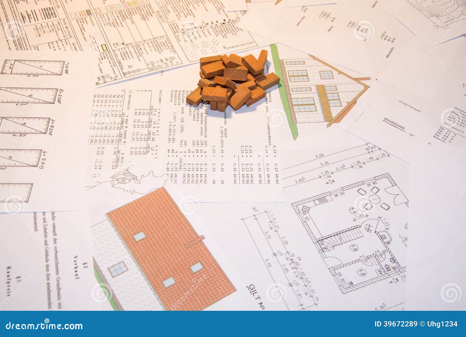 House Construction stock image. Image of progress, architects - 39672289