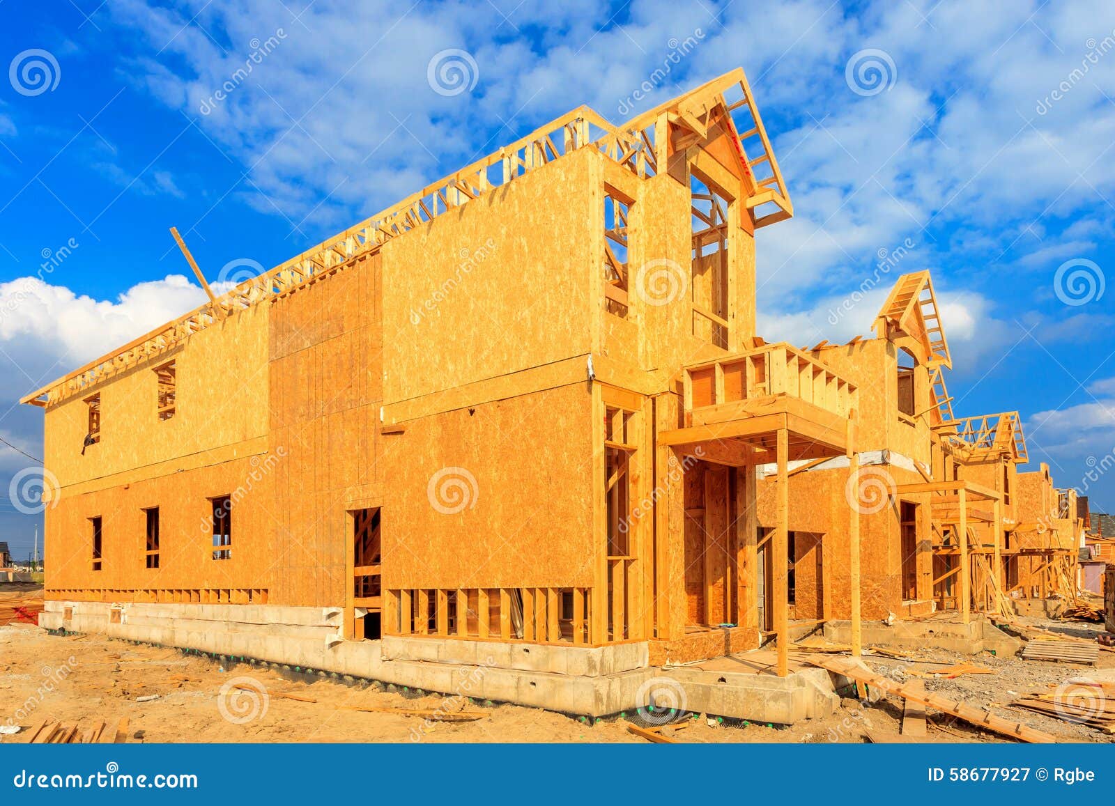 House construction stock image. Image of industry, home - 58677927