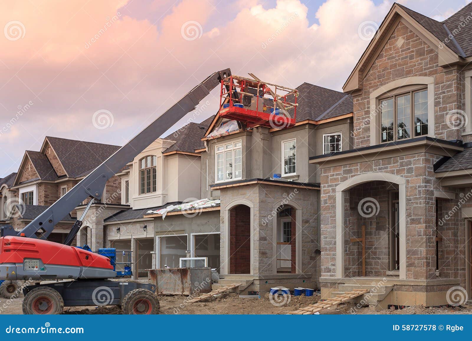 House construction stock photo. Image of house, decoration - 58727578