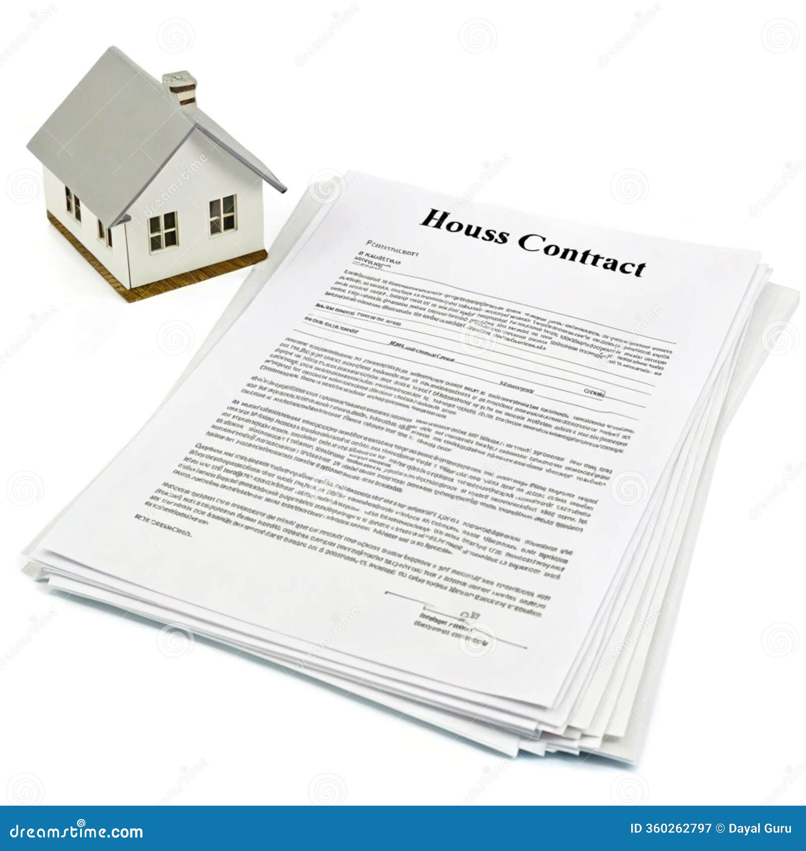 Set House Contract Icon Isolated On Black And White Background ...
