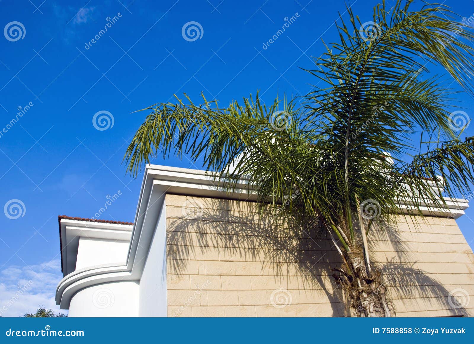 House corner stock photo. Image of daylight, blue, beautiful - 7588858