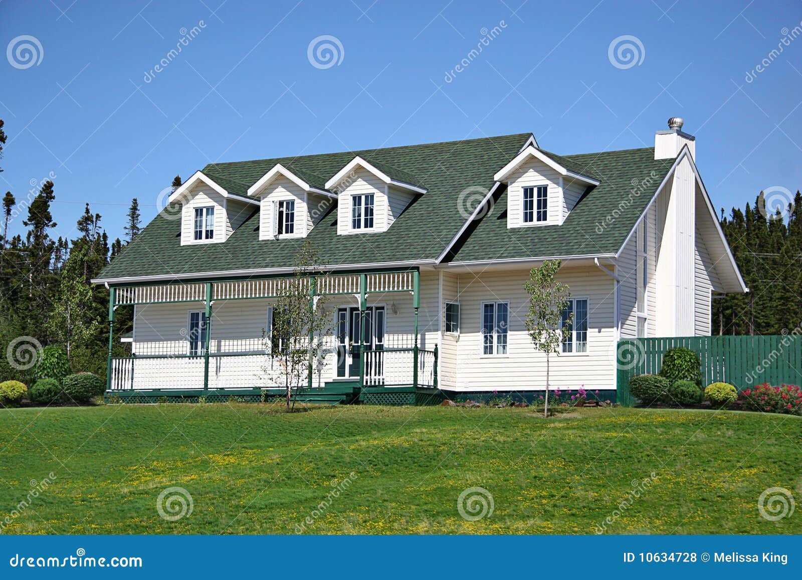 House in countryside stock photo. Image of facade, property - 10634728