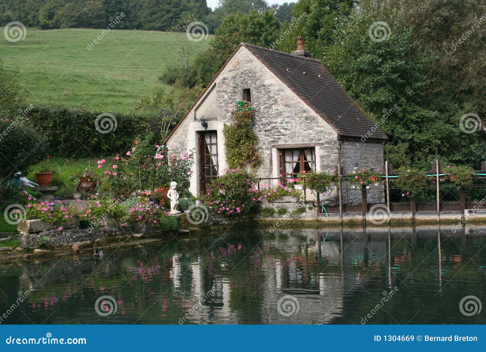 House at countryside stock image. Image of europe, building - 1304669