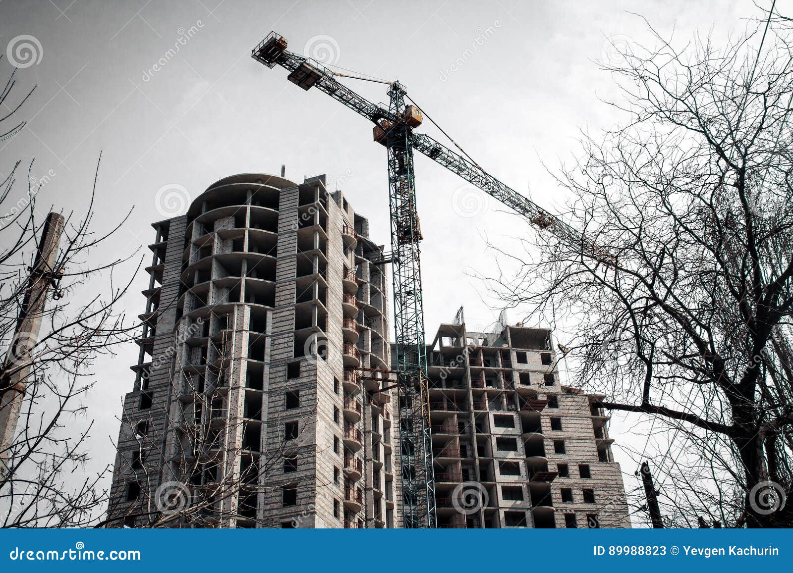 House crane building stock image. Image of high, business - 89988823