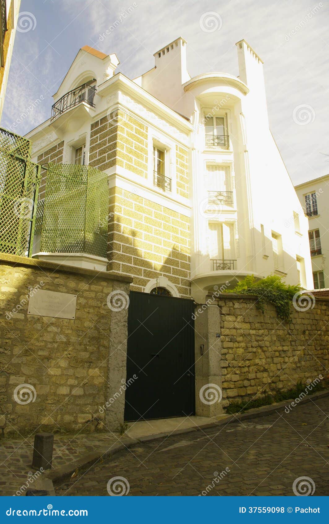 House Dalida editorial stock photo. Image of artist, orchamps - 37559098