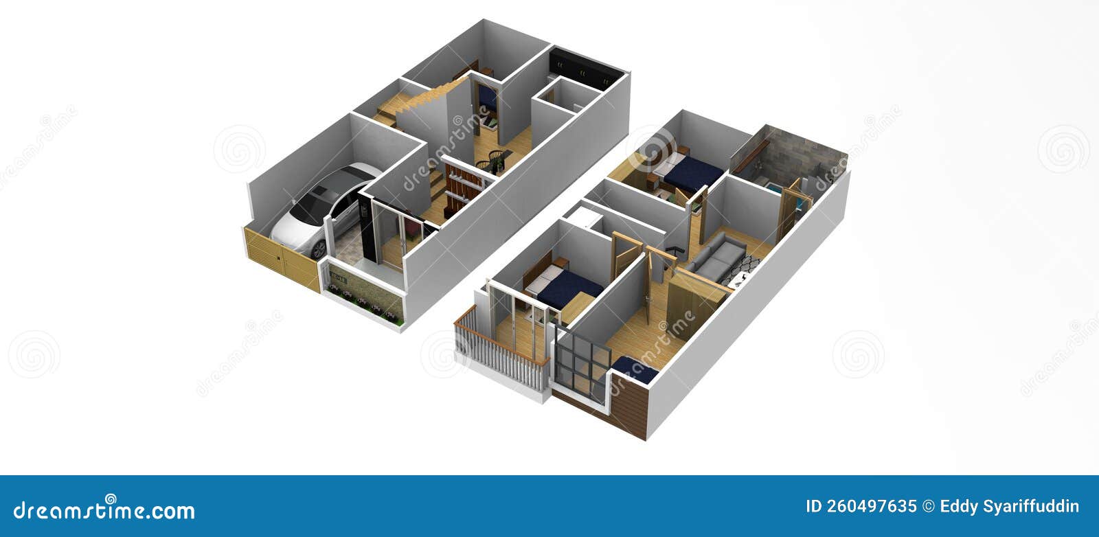 House Design 6 x 12 stock illustration. Illustration of design - 260497635