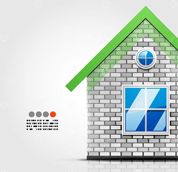 House design template stock vector. Illustration of background - 30935499