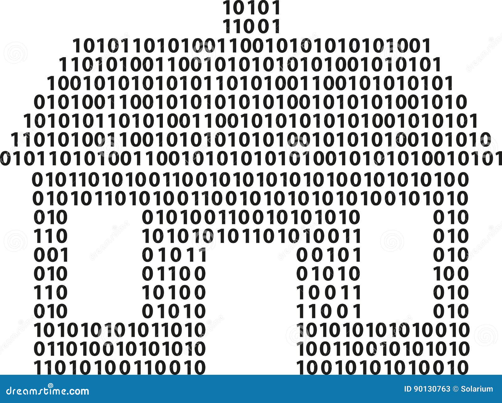 House stock vector. Illustration of equipment, home, digit - 90130763