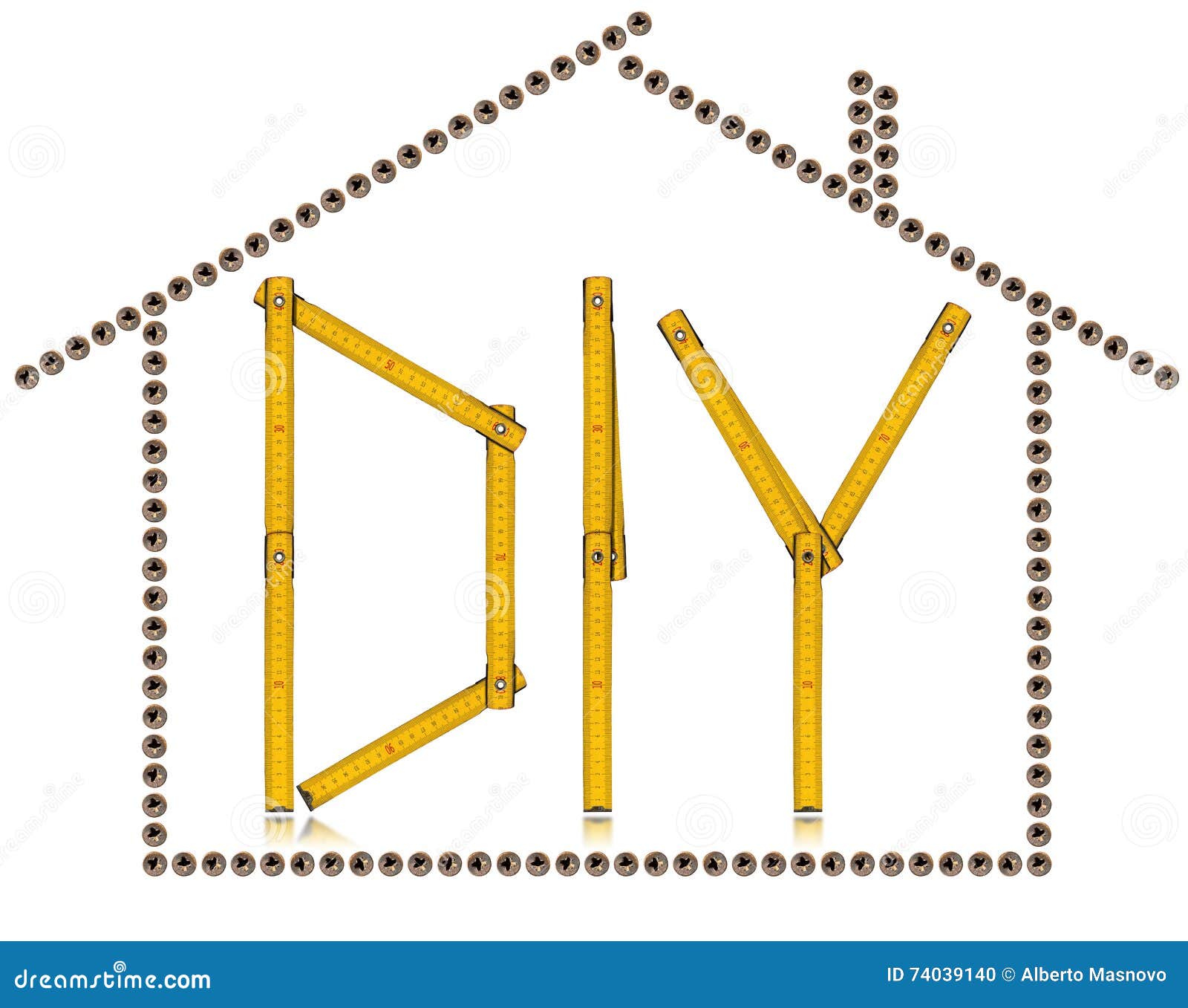House Diy Symbol Screws Ruler Stock Illustrations – 7 House Diy Symbol ...