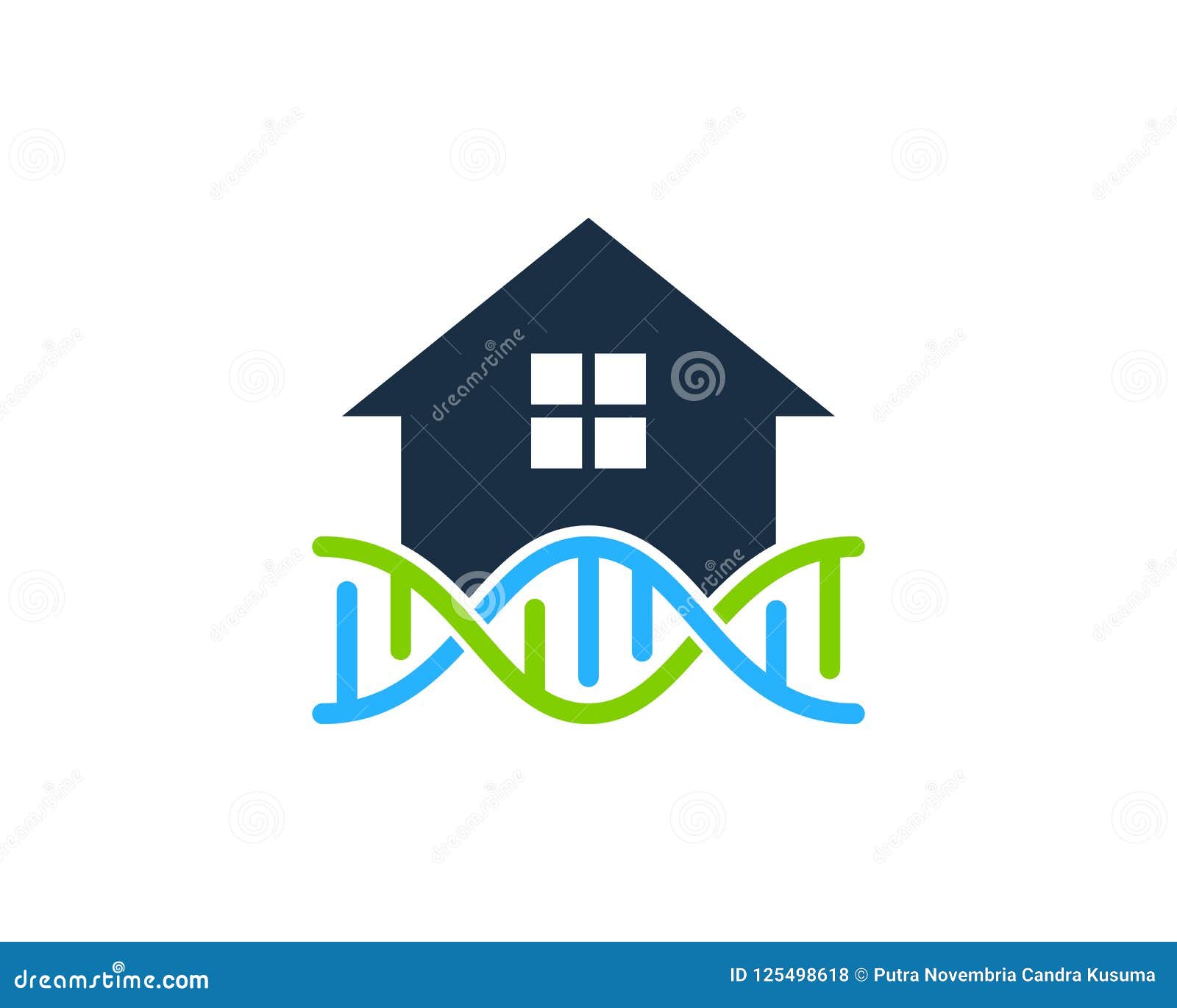 House Dna Logo Icon Design stock vector. Illustration of business ...