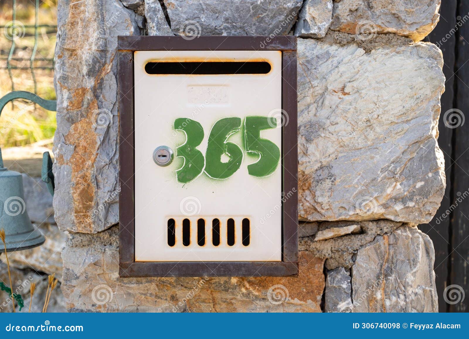 The House Door Box Address Number 365 Stock Photo - Image of outdoors ...