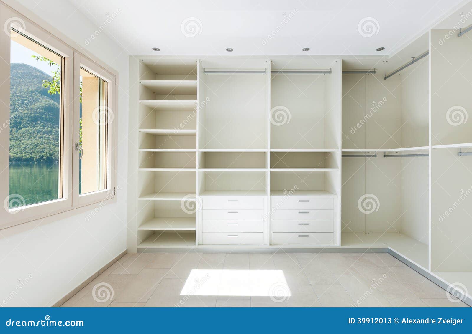 House, dressing room stock image. Image of wardrobe, ceiling - 39912013