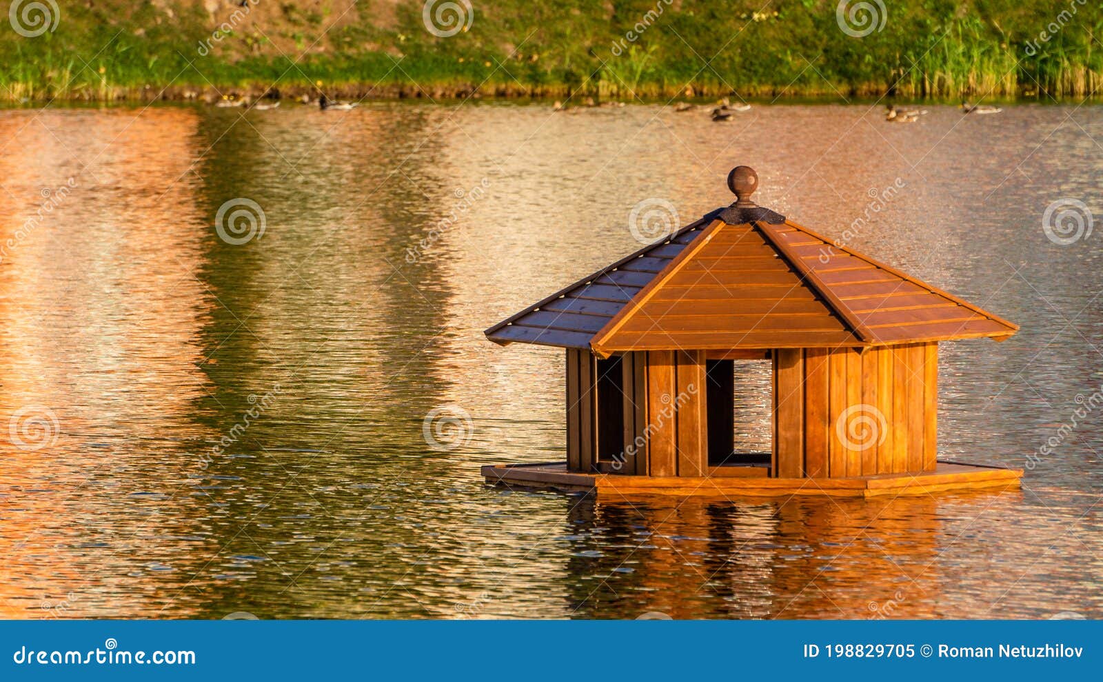 A House For Ducks, A House Where Ducks Can Have A Nest And Lay On Eggs ...
