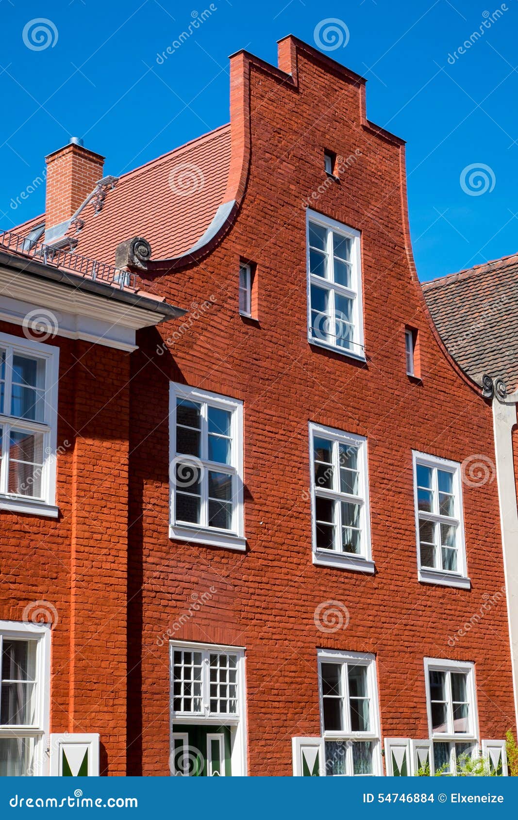 House in the dutch quarter stock photo. Image of germany - 54746884