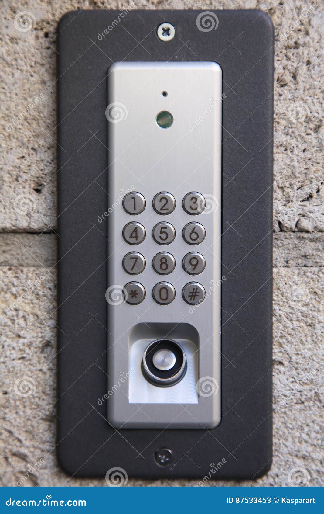 House Entrance Security Keypad Stock Image - Image of lock, entrance ...