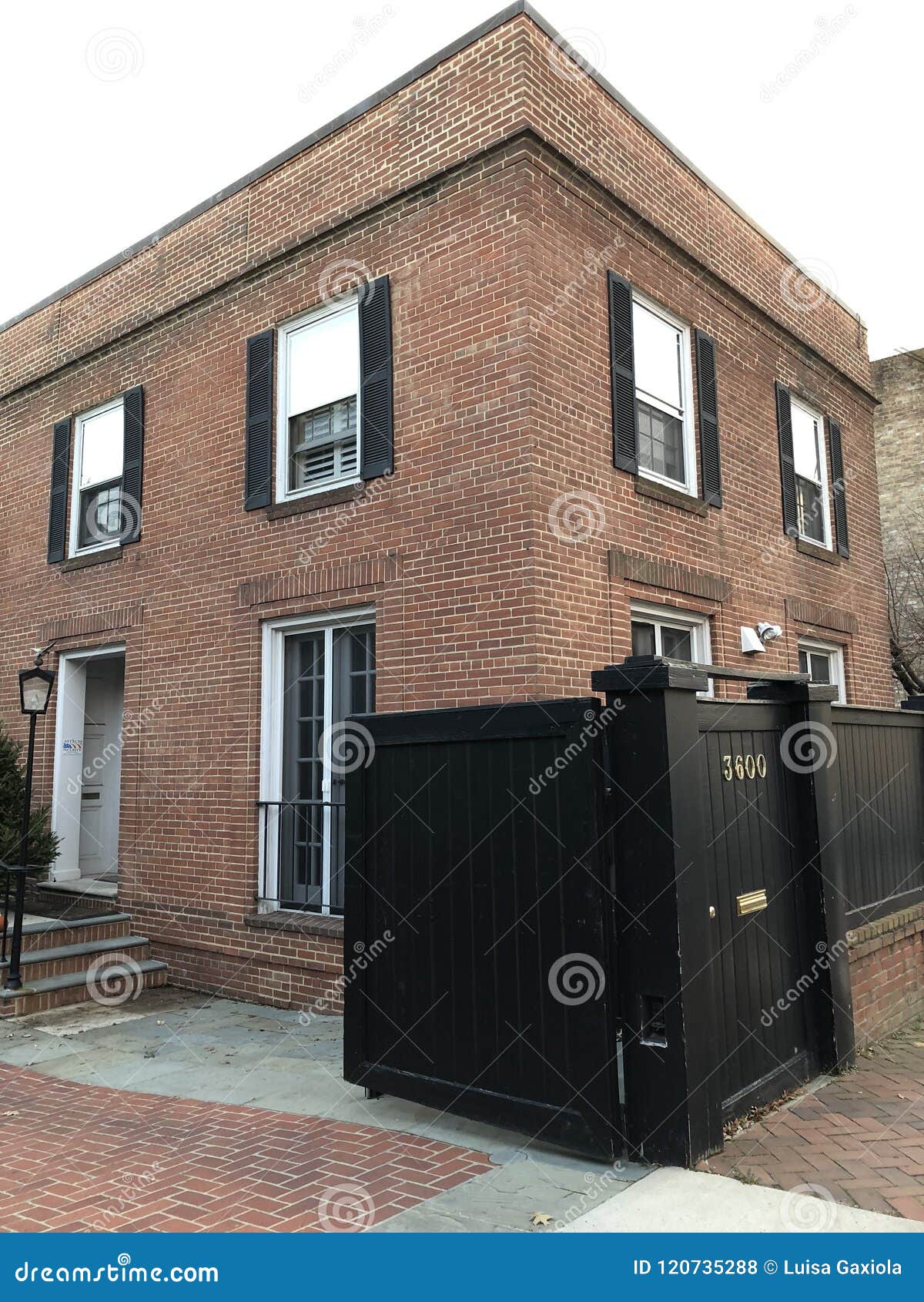 The Exorcist House Georgetown Editorial Stock Photo - Image of house ...