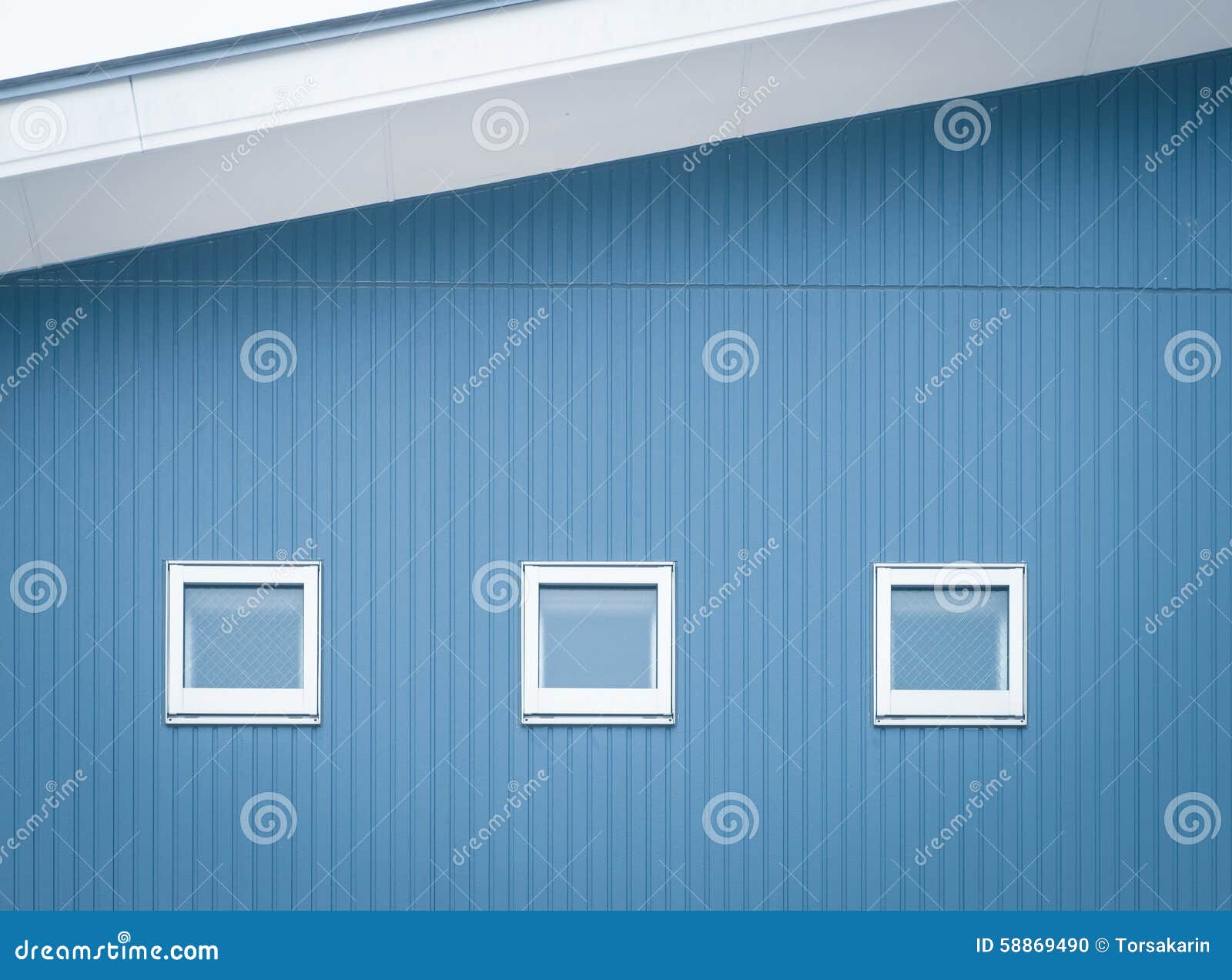 House Exterior Wall and Window Stock Photo - Image of street ...