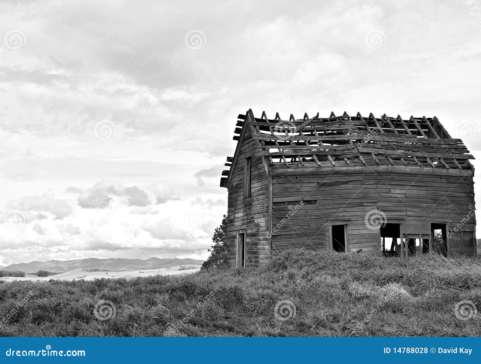 House falling apart stock photo. Image of black, hills - 14788028
