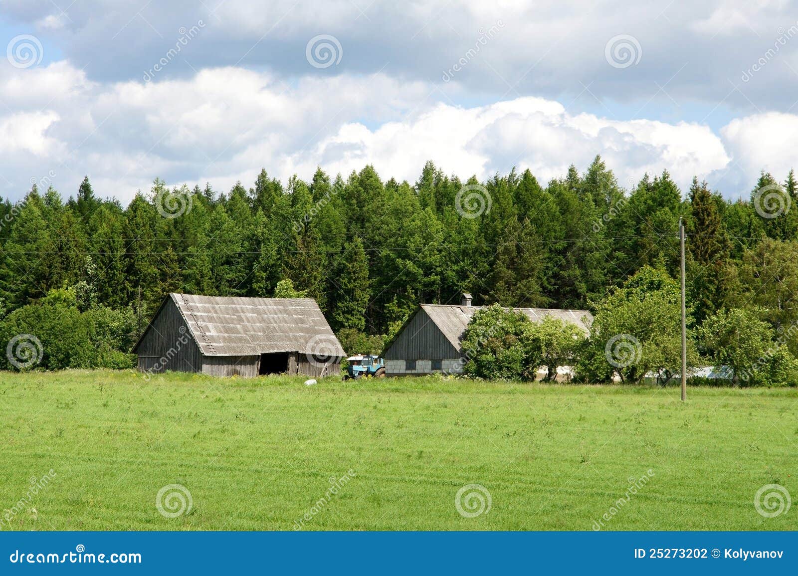 The house and field stock photo. Image of field, apartment - 25273202