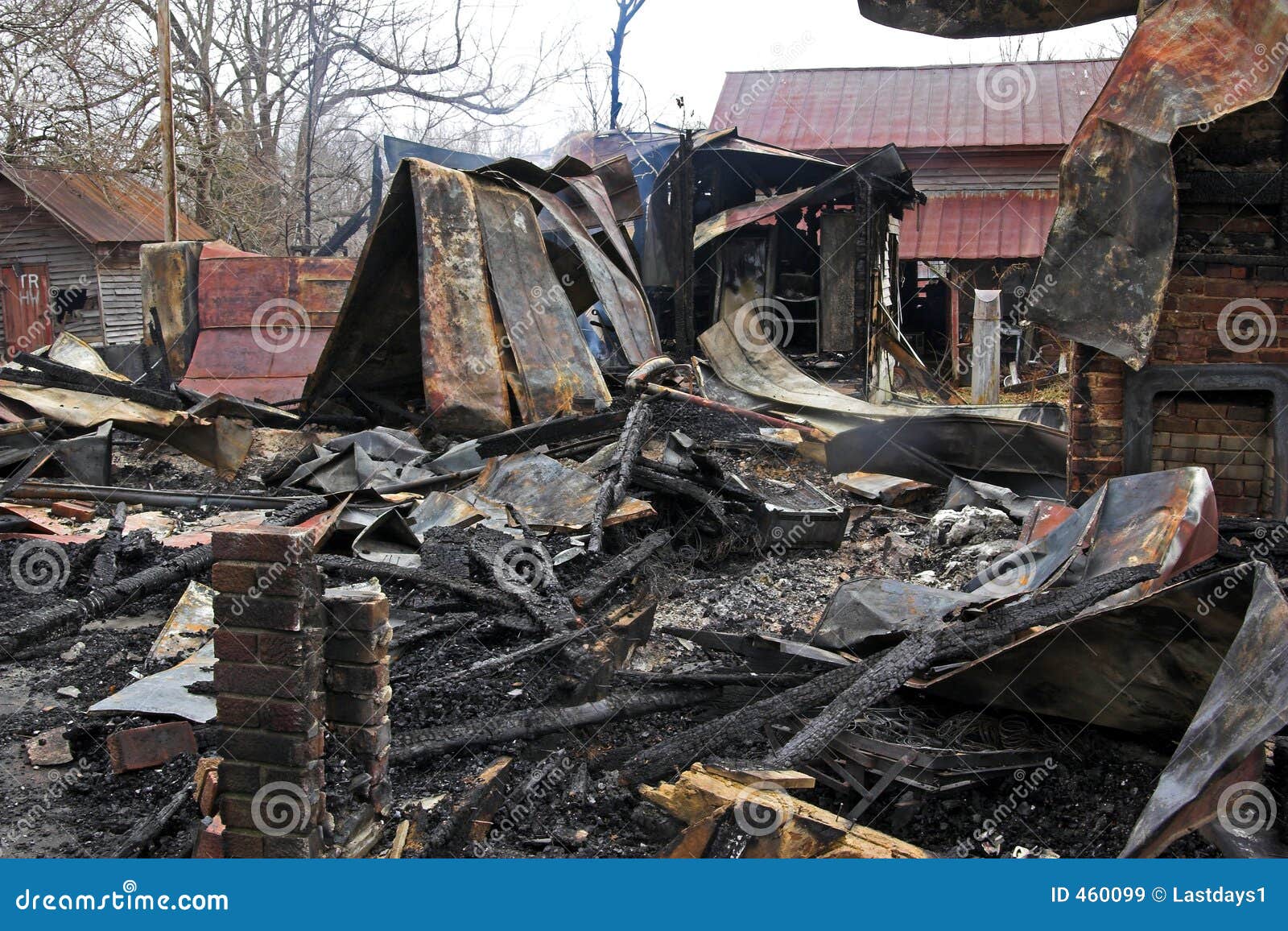 House Fire 6 stock image. Image of extinguishes, burn, heat - 460099