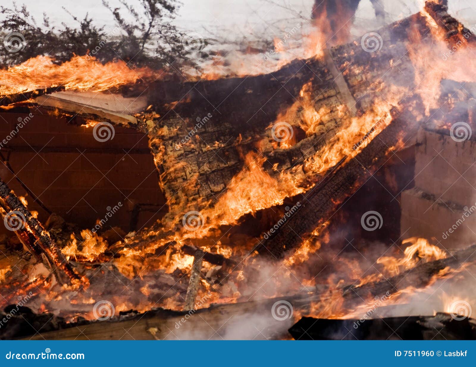 House Fire stock photo. Image of danger, burnt, dangerous - 7511960