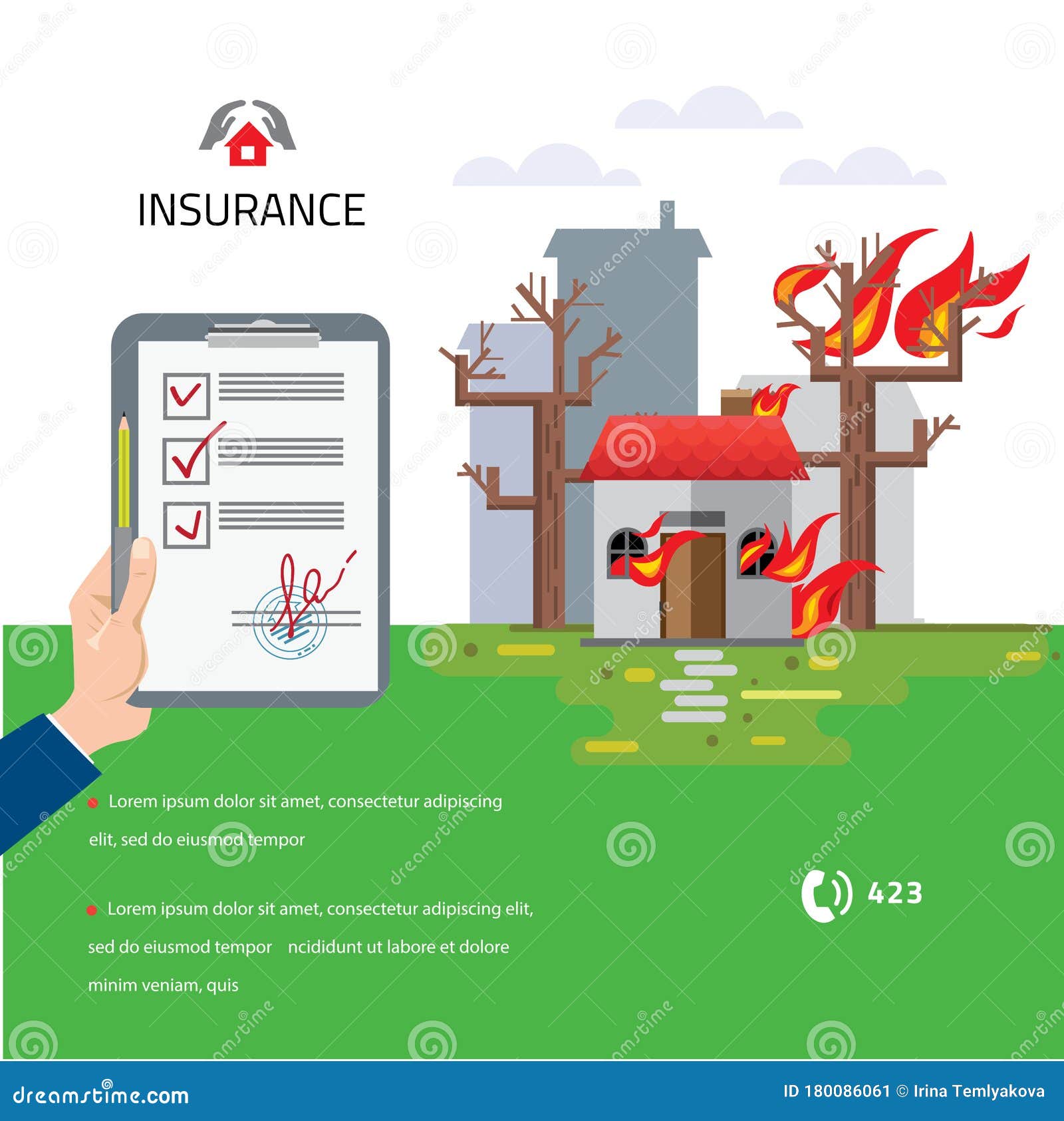 Rescue Typographic Header. Ambulance Lifeguard In Uniform Vector ...