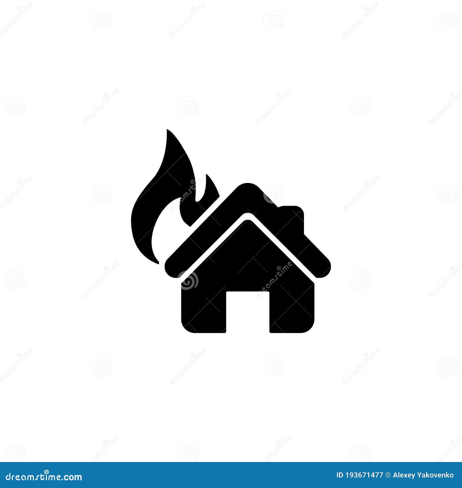 House Fire Computer Symbol Stock Illustrations – 1,501 House Fire ...