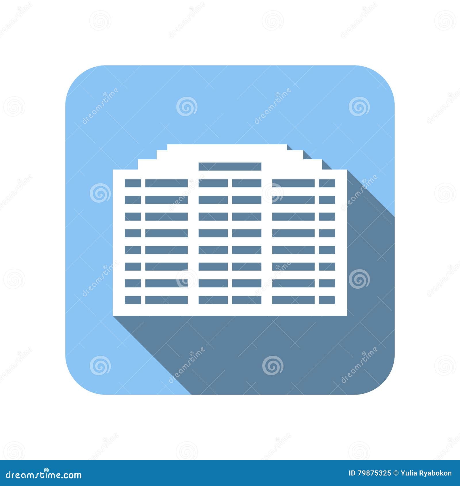 House flat sign stock vector. Illustration of colourful - 79875325