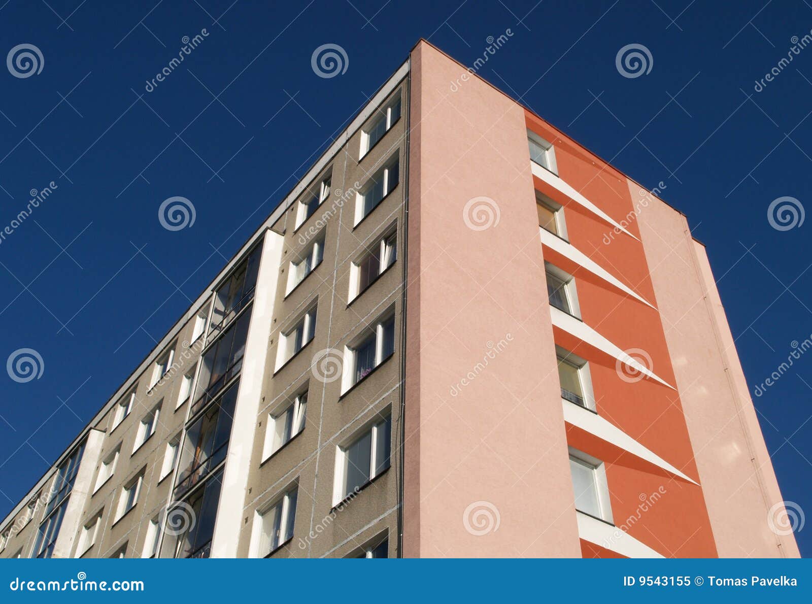 House of flats facing stock image. Image of facade, high - 9543155