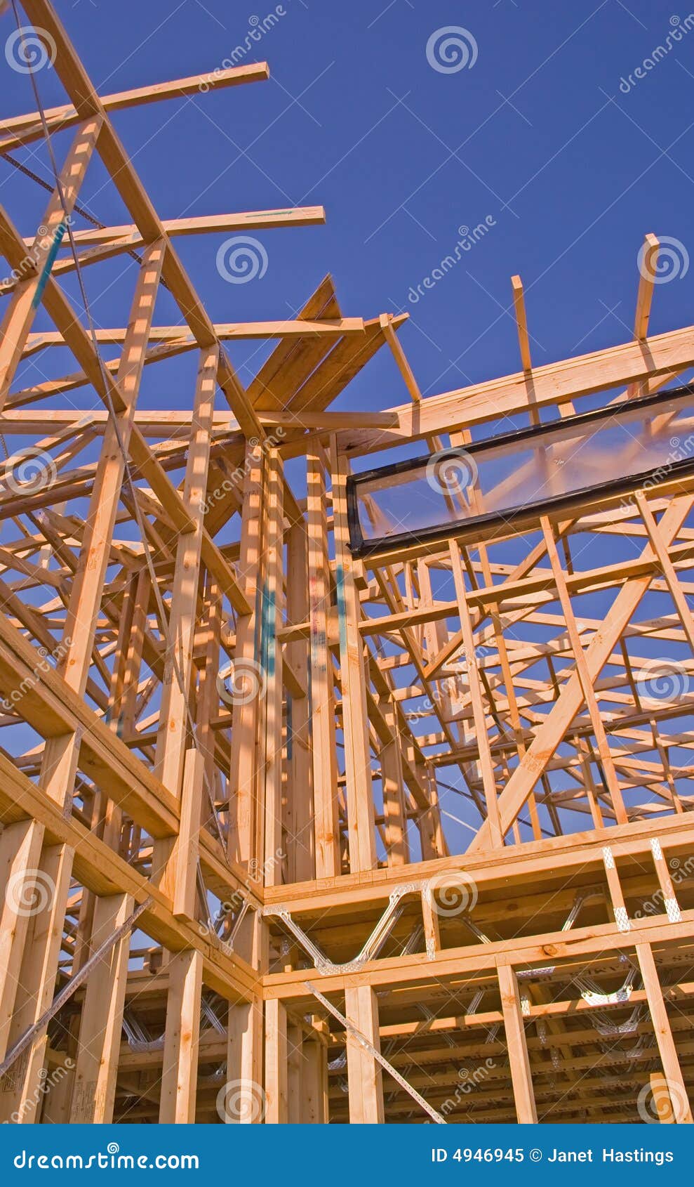 House frame stock image. Image of development, frame, carpentry - 4946945