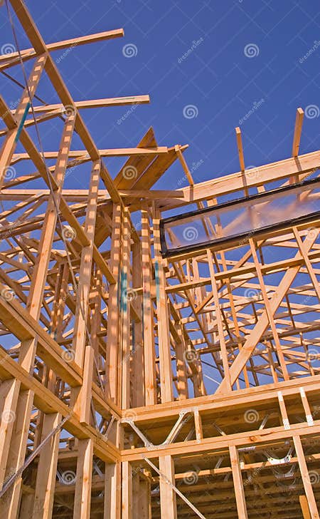 House frame stock image. Image of development, frame, carpentry - 4946945