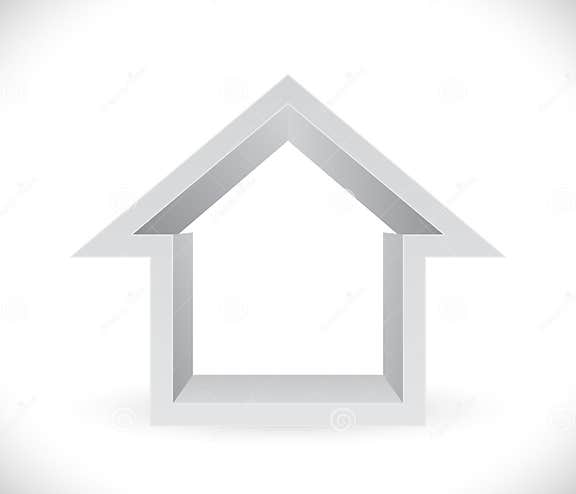 House frame icon stock vector. Illustration of abstract - 210013763