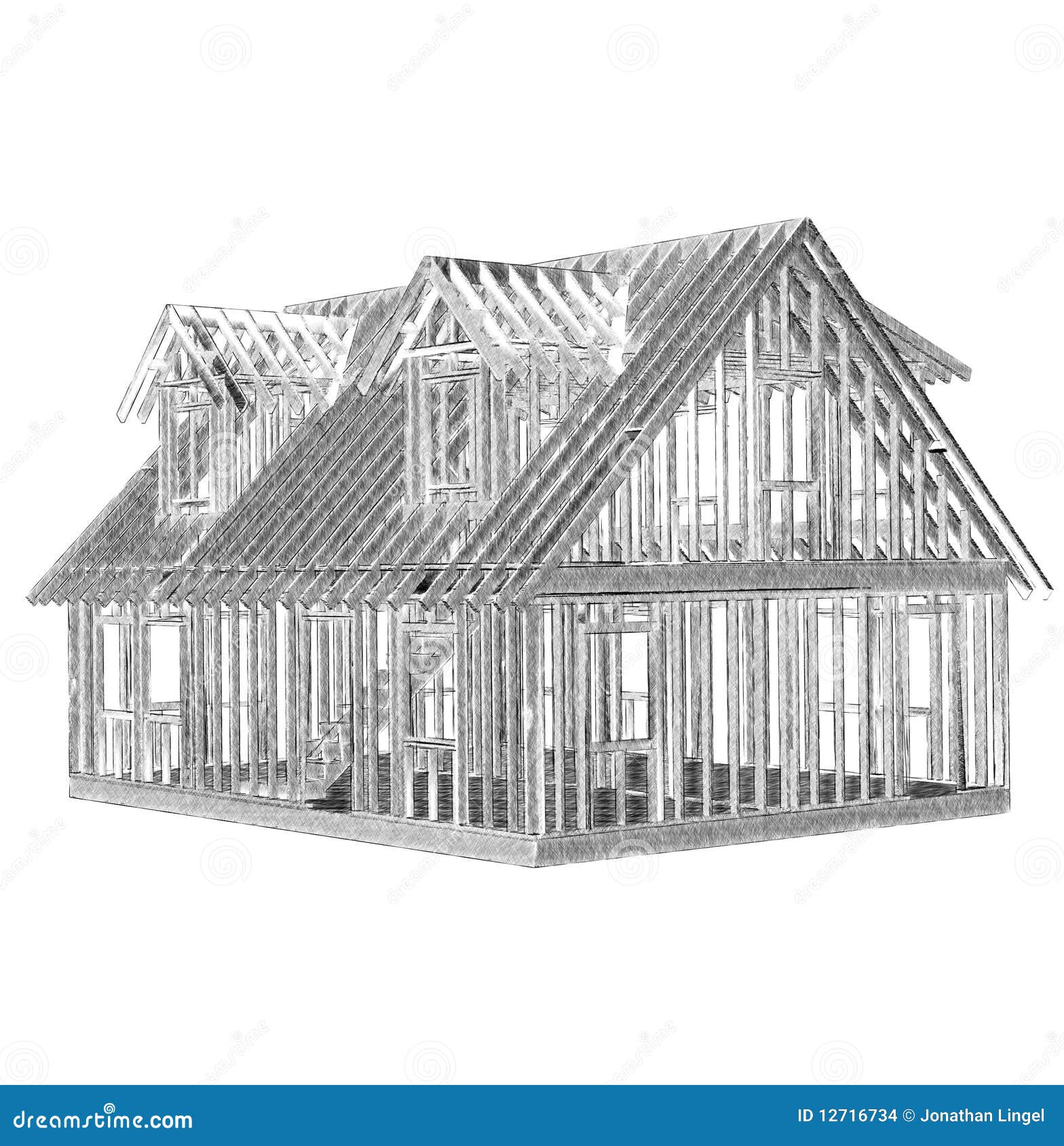 House, Frame Vector Illustration | CartoonDealer.com #48798406