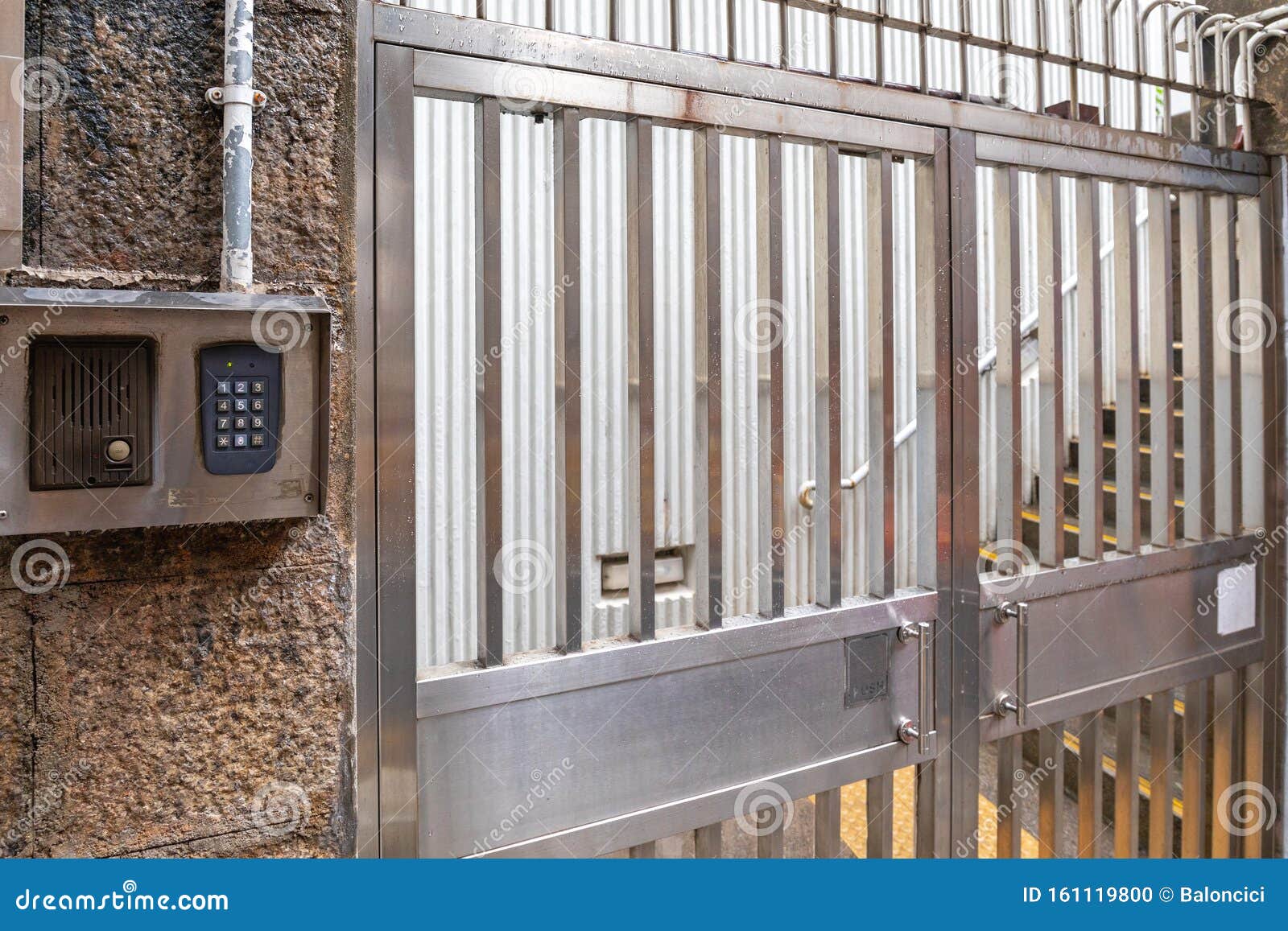 Gate Numeric Pad stock photo. Image of exterior, electronic - 161119800