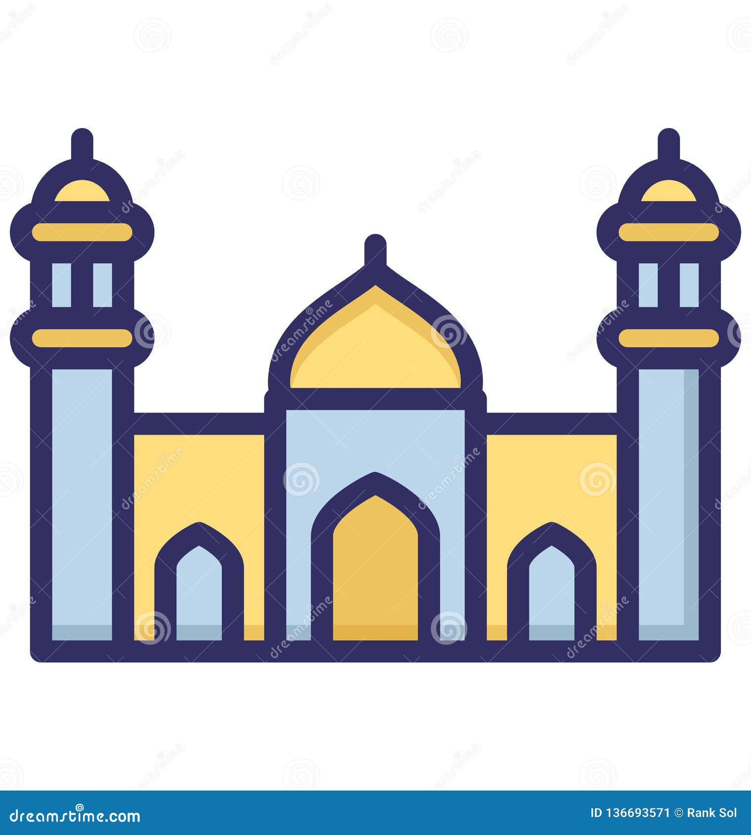 House of God, Isolated Vector Icon Which Can Be Easily Edit or Modified ...
