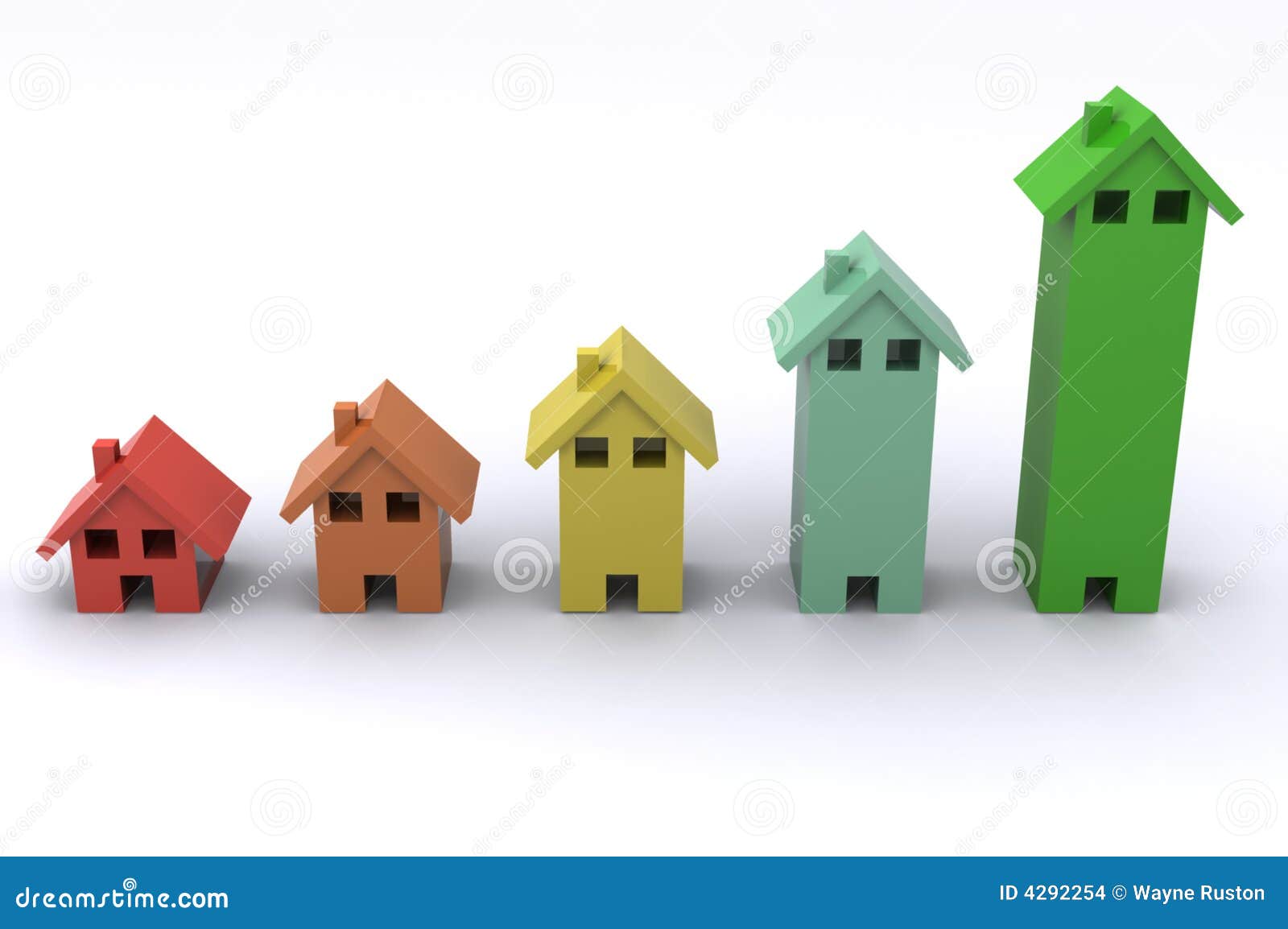 House Graph stock illustration. Illustration of market - 4292254