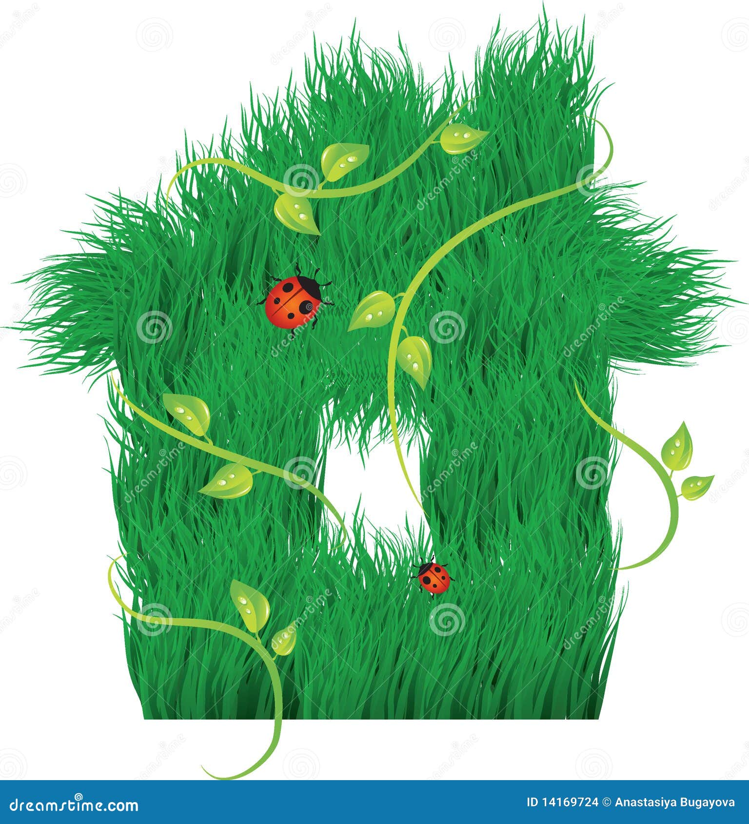 House of grass stock vector. Illustration of design, isolate - 14169724