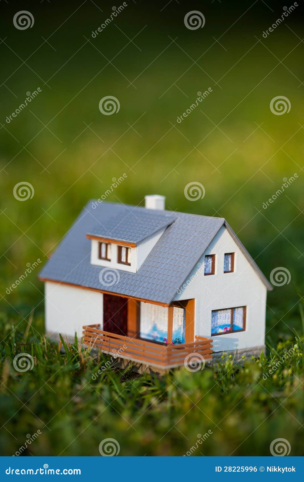 House on green stock photo. Image of nature, architecture - 28225996