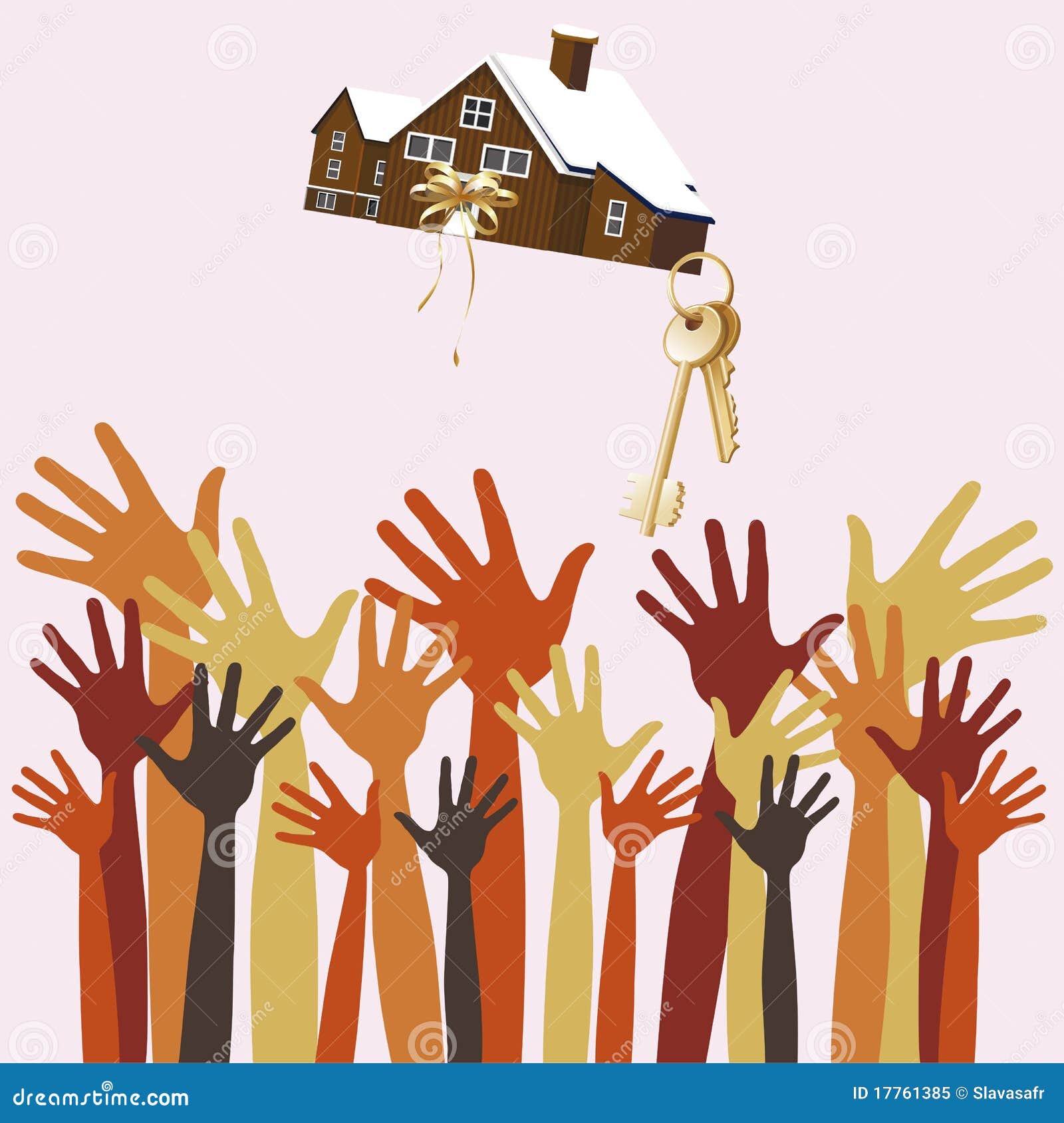 House hand stock illustration. Illustration of concept - 17761385
