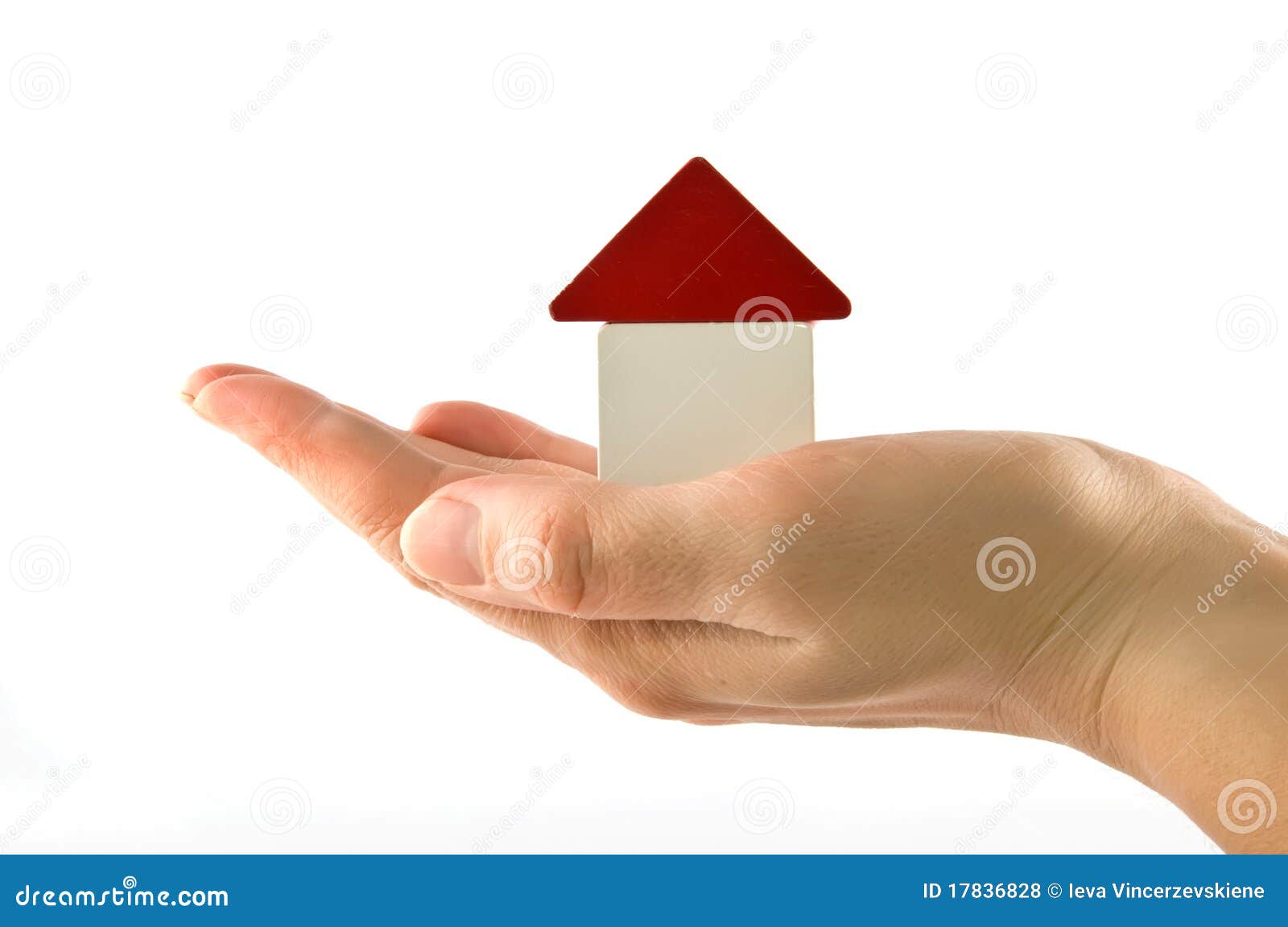 House on hand stock photo. Image of dream, model, safety - 17836828