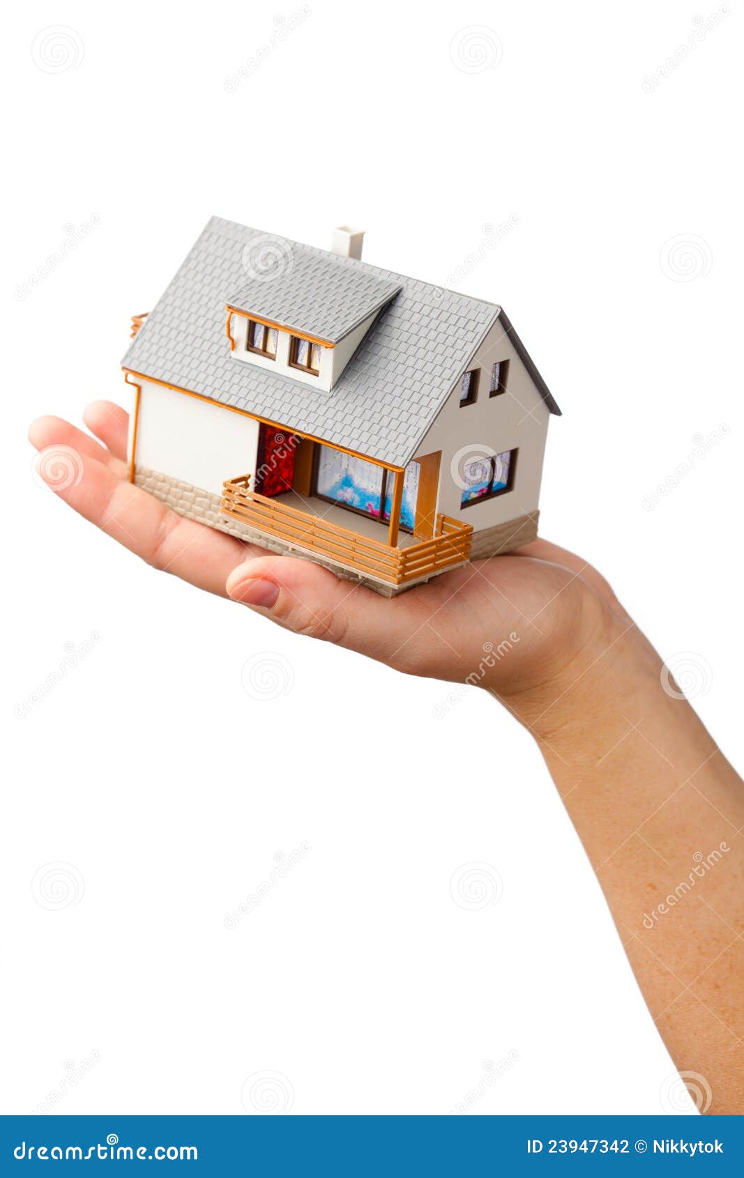 House on the hand stock photo. Image of insurance, conceptual - 23947342