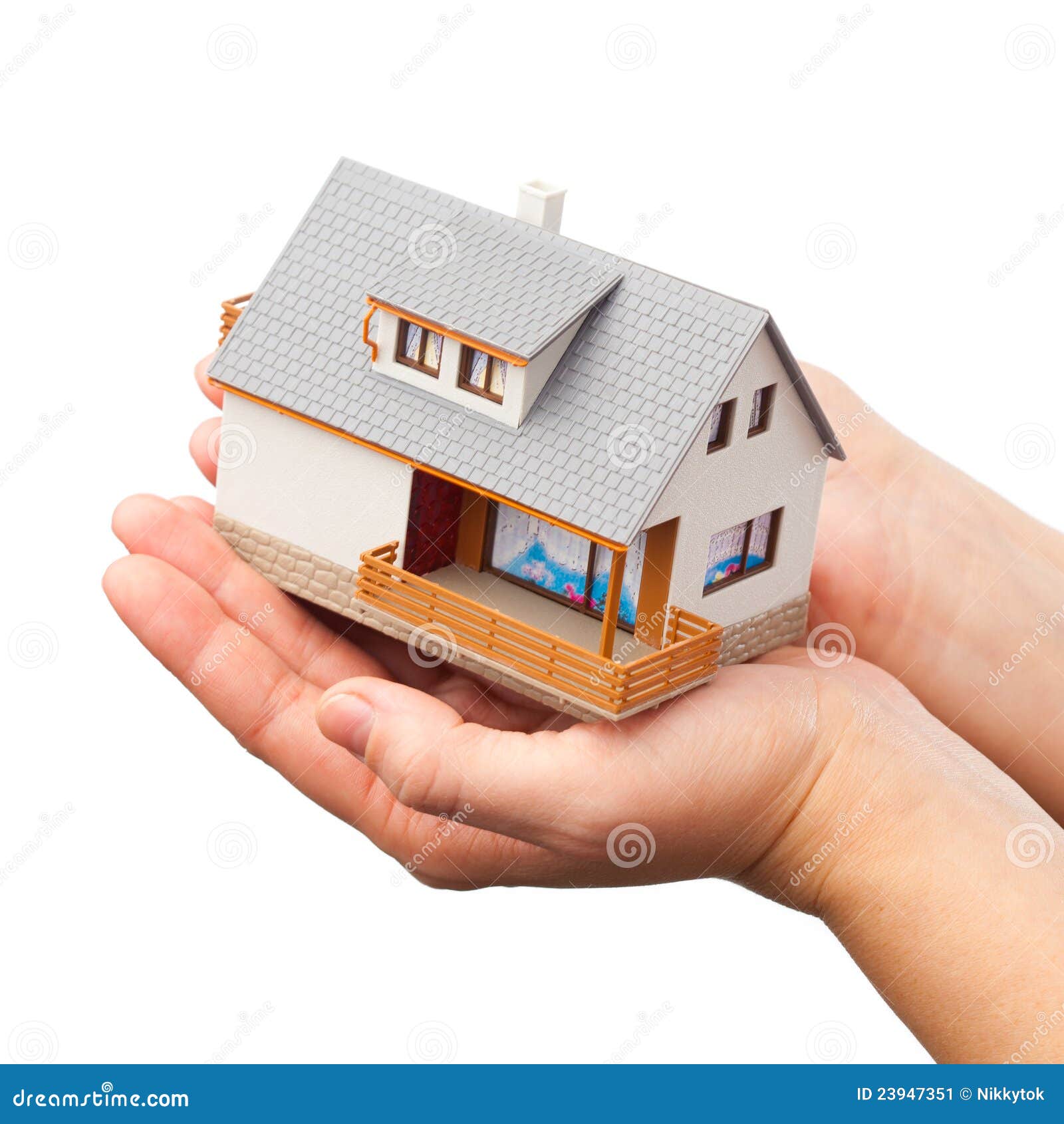 House on the hand stock image. Image of conceptual, insulation - 23947351